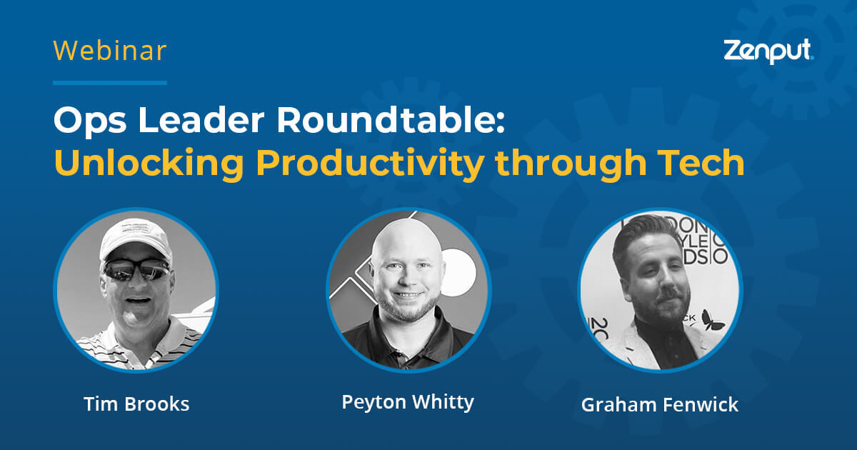 Ops Leader Roundtable: Unlocking Productivity through Tech